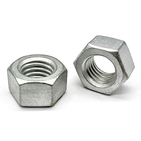 Aluminum Finished Hex Nuts — flangebolts.com