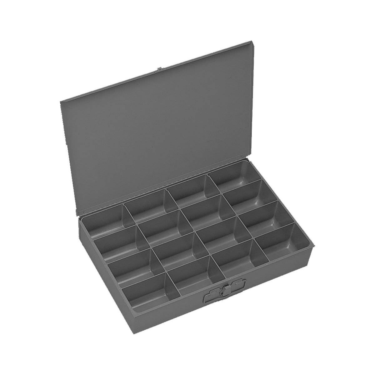 16 Hole Large Metal Locking Drawer Compartment Box — flangebolts.com