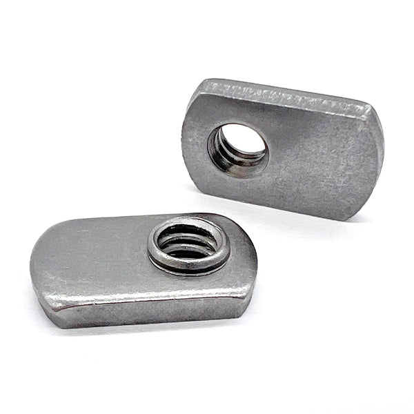 #8-32 Single Tab Spot Weld Nuts — flangebolts.com